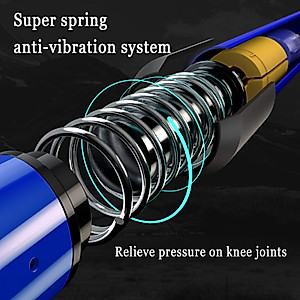 Aihoye Trekking Poles Shock Absorbing Adjustable Hiking or Walking Sticks for Hiking Collapsible Strong, 2-pc Pack Lightweight Walking Pole, All Terrain Accessories and Carry Bag (Blue)