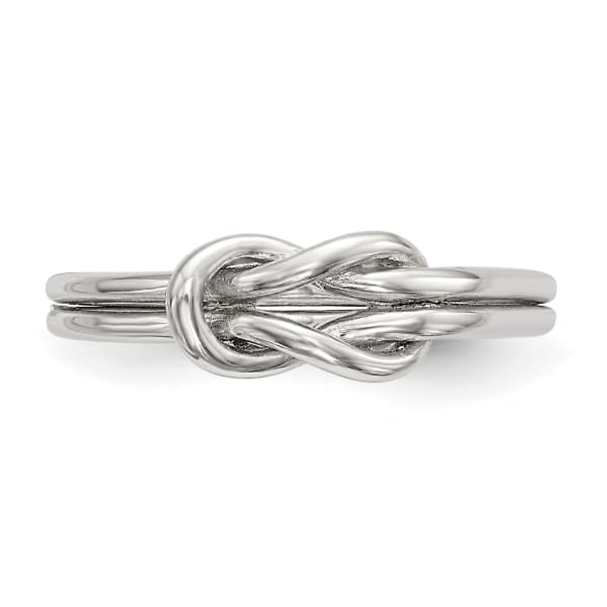 IceCarats 925 Sterling Silver Love Knot Ring Size 7