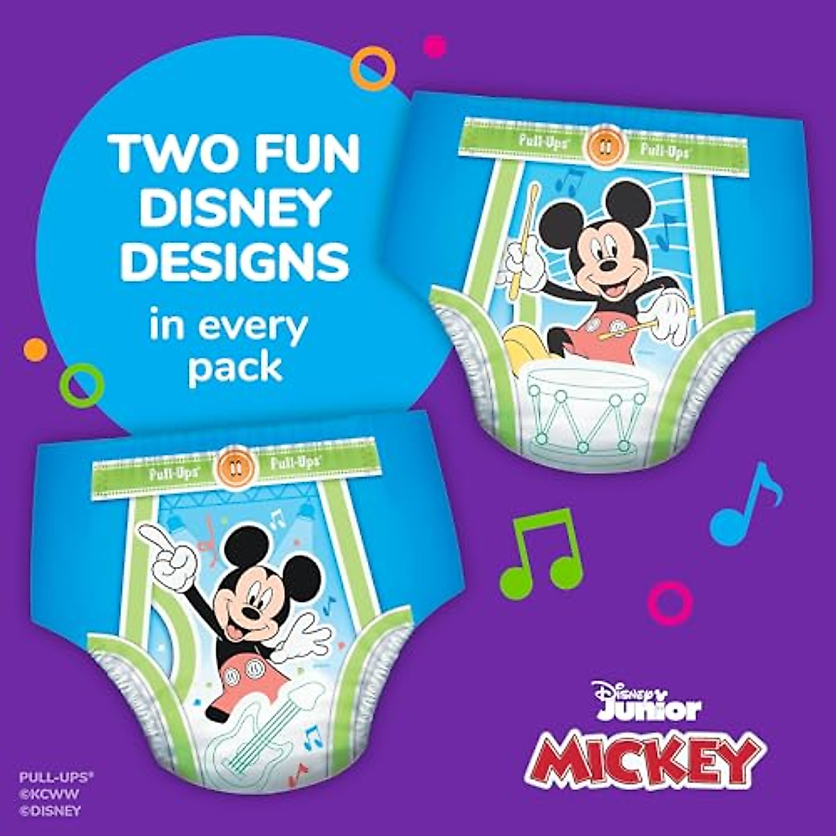 Pull-Ups Boys' Potty Training Pants, Size 4T-5T Training Underwear (38-50 lbs), 17 Count