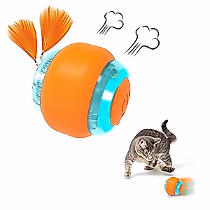 AUKL Cat Ball Toys for Indoor Cats, Bouncing Balls Wicked Ball Motion Cat Toys