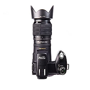 Camera 2022 Digital Camera HD DMillion Pixel Auto Professional DSLR Video Camera 24X Optical Zoom Three Lens Digital Camera (Size : with 8G SD Card, Color : D7200 with EU Plug)