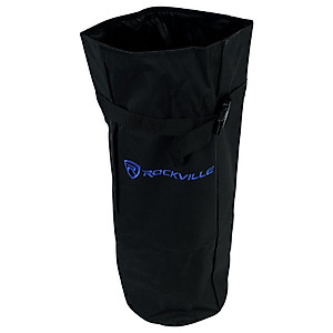 Rockville Rock Cart Pro DJ Equipment Transport Roller Car 700 LB Capacity Bundle with Rockville CART-Stand-Bag Tripod/Mic/Speaker Stand Bag