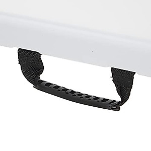 Plastic Development Group 806 Outdoor/Indoor 6 Foot Fold in Half Plastic Resin Folding Banquet, Dining, Card Table, White