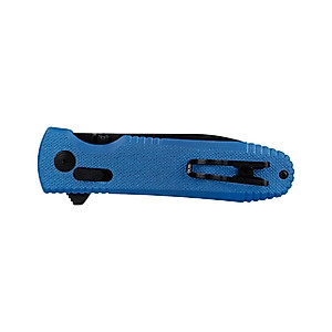 SOG Pentagon XR LTE Lightweight Professional Ambidextrous Folding Knife | 3.66" CTS XHP Steel Blade | XR Locking Mechanism, Blue