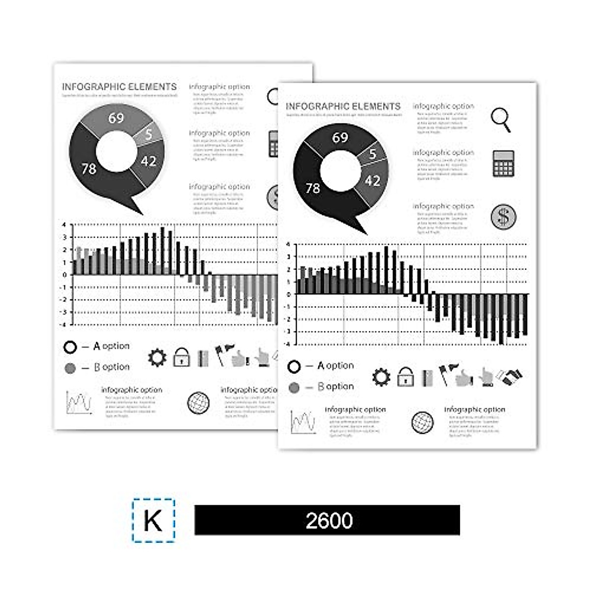 INK E-SALE Compatible Toner Cartridge Replacement for Brother TN660 TN630 use for MFC-L2700DW HL-L2340DW HL-L2300D HL-L2380DW DCP-L2540DW DCP-L2520DW MFC-L2740DW MFC-L2720DW (4 Pack Black, Design V3)