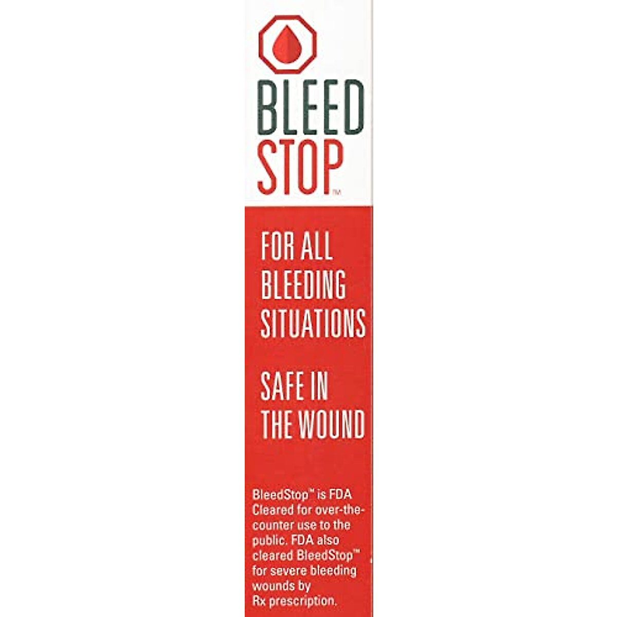 Bleedstop Stop Bleeding in Seconds Emergency First Aid for Home Kids and Family (2) 20g Powder Packets (1)