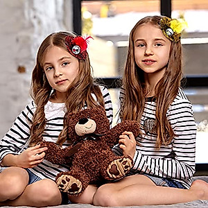 48 Pieces Mini Hat Hair Clip Mini Top Hat Fascinator Decorative for Girls Women Feather Lace Clip Tea Party Hair Accessories