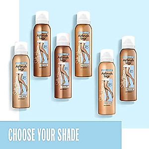 Sally Hansen Airbrush Legs, Leg Spray-On Makeup, Medium Glow 4.4 Oz