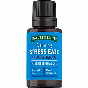 Stress Relief Essential Oil | 15 mL / .51 Fluid Ounce | Stress Eaze Calming Aromatherapy | by Nature's Truth