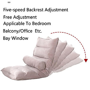 Lazy Sofa Tatami Single Small Sofa, Bedroom Bed Backrest Folding Chair