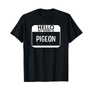 Pigeon Costume Funny Easy Last Minute Halloween Bird Gift T-Shirt