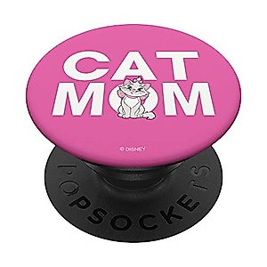 Disney The Aristocats Marie Cat Mom Hot Pink PopSockets PopGrip: Swappable Grip for Phones & Tablets