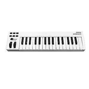 MIDIPLUS AKM320L MIDI Keyboard Controller, white, 32-key
