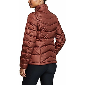 Eddie Bauer Womens Midweight Chevron Quilt Down Jacket (as1, alpha, x_l, regular, regular, Copper)