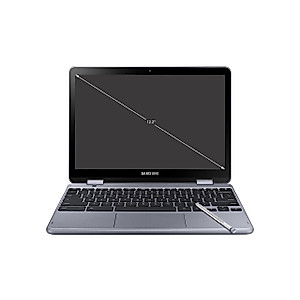Samsung Chromebook Plus V2, 2-in-1, 4GB RAM, 32GB eMMC, 13MP Camera, Chrome OS, 12.2", 16:10 Aspect Ratio, Stealth Silver (XE521QAB-K01US)