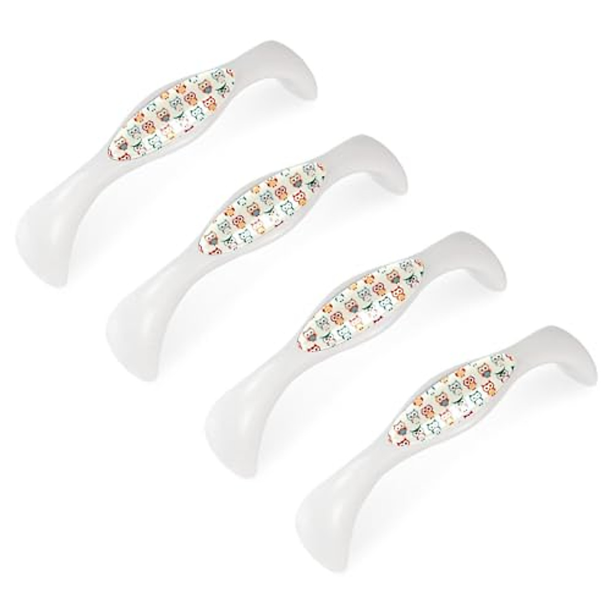 Pull Handle Fence Handle Long Cabinet Handles for Interior, Closet, Drawer, Outdoor, Garage, Easter Seamless Pattern