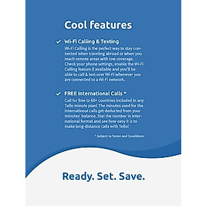 Tello Mobile Phone Plan | $19/Month - Unlimited Talk & Text + 5GB | Bring Your Own Phone Kit | 3 in 1 SIM Card Included | Nation-Wide 4G LTE/5G Coverage