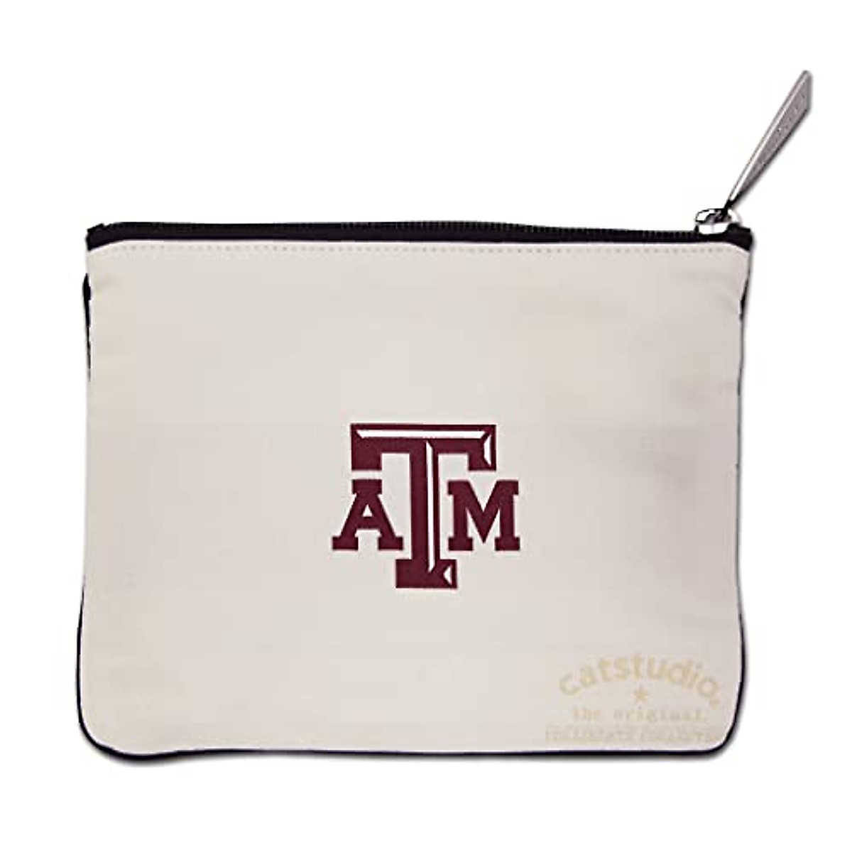 Catstudio Zipper Pouch, Texas A&M University Travel Toiletry Bag, 5 x 7, Ideal Makeup Bag, Dog Treat Pouch, or Purse Pouch to Organize School & Office Supplies for Students, Grads & Alumni