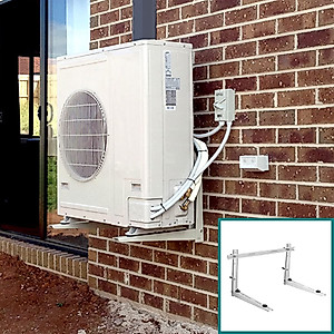 Daisypower Outdoor Wall Mounting Bracket for Ductless Mini Split Air Conditioner Heat Pump Systems, Support Up to 9000-36000 Btu Condenser
