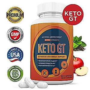 (5 Pack) Keto GT Advanced Includes Apple Cider Vinegar goBHB Exogenous Ketones Keto Pills Supplement Premium Ketosis Support for Men Women 300 Capsules