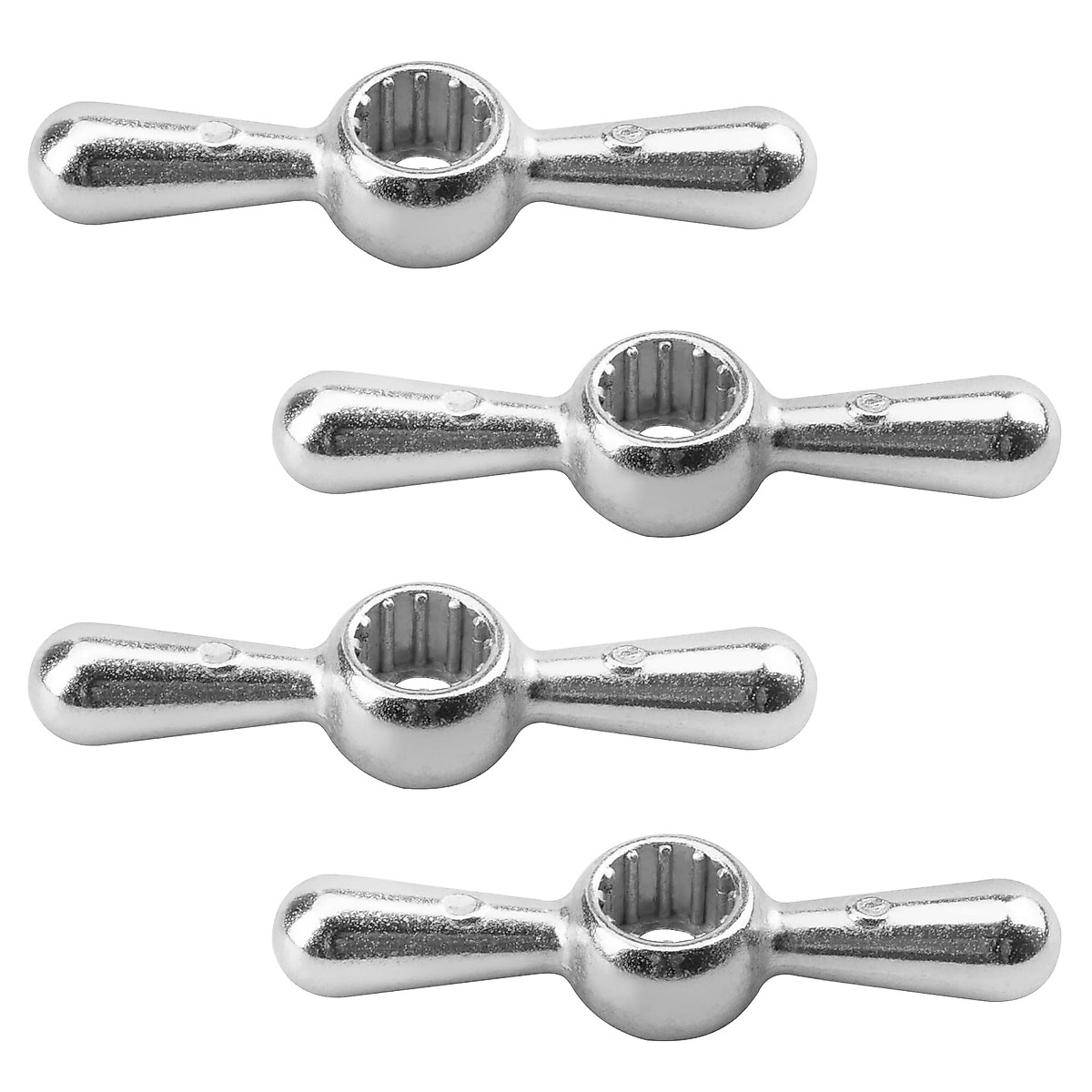 PP806-15 01-5097 Metal Outside Faucet Hose Bibb Tee Handle,Spigot Handle Replacement,Lawn Hose Nozzle Tee Handle,Hose Tap Tee Handle,Hose bib Handle Replacement,12 Point Broach(4pack)