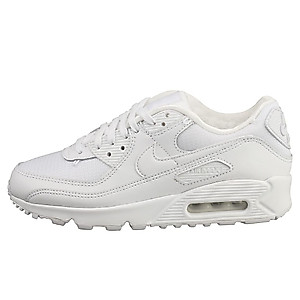 Nike Women's Air Max 90 PRM White/White-Metallic Gold (DH0569 100) - 7