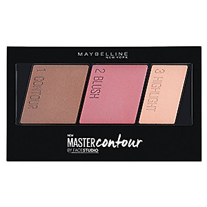 Maybelline Facestudio Master Contour Face Contouring Kit, Medium to Deep, 0.17 Ounce
