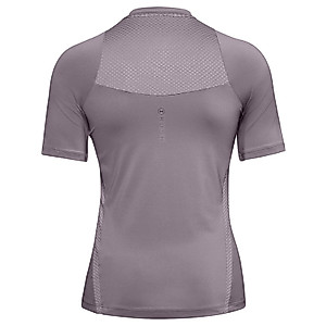 Under Armour Rush Short Sleeve Workout T-shirt, Slate Purple (585)/Iridescent, X-Large