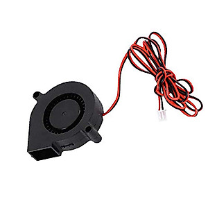 ACEIRMC 2pcs 5015 3D Printer DC Brushless Blower Cooling Fan for RepRap i3 CR-10 and Other Small Appliances Series Repair Replacement (24V)