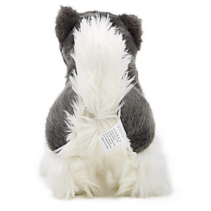 Husky Stuffed Animal, Alaskan Malamute Dog Plush, Realistic Dog Plushie for Kids, Weighted Dog Toy Stuffed Animals, 9 Inch