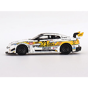 35GT-RR Ver.2 RHD (Right Hand Drive) LB-Silhouette Works GT #23 ALEC Robbins LB Racing Formula Drift (2022) Limited Edition 1/64 Diecast Model Car by True Scale Miniatures MGT00491