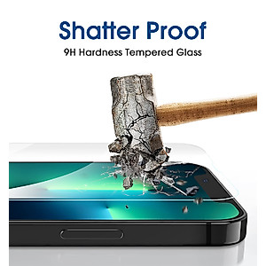 amFiIm Tempered Glass Screen Protector + Camera Lens Protector for iPhone 13 Pro Max 6.7", Easy OneTouch Installation, Auto-alignment, Bubble Free Case Friendly, Anti-Scratch