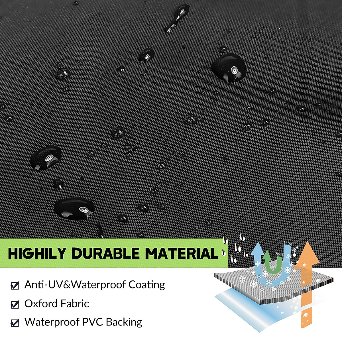 Leefasy Garden Hose Reel Cover Protective Cover Sun Protection Lightweight, Waterproof Garden Hose and Reel Portable Retractable Hose Reel Cover