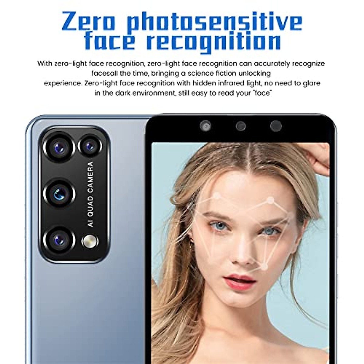 ARGIN Unlocked Cell Phones, Android 10.0 1+8G 1080P HD Full Screen Phone, Dual SIM Unlocked Smart Phone, 5.8inch Touch Screen Mobile Cell Phone for Father Childrens New Years Gift (Gray)