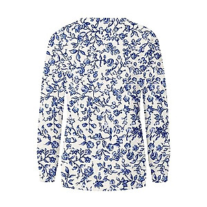 Long Sleeve Blouses for Women Printed Blouse Plus Size Fall Tops Plus Size Tops for Women Long Sleeve Long Sleeve Tee Shirts for Women Womens Tops Plus Size Fall Outfits for Women 2023