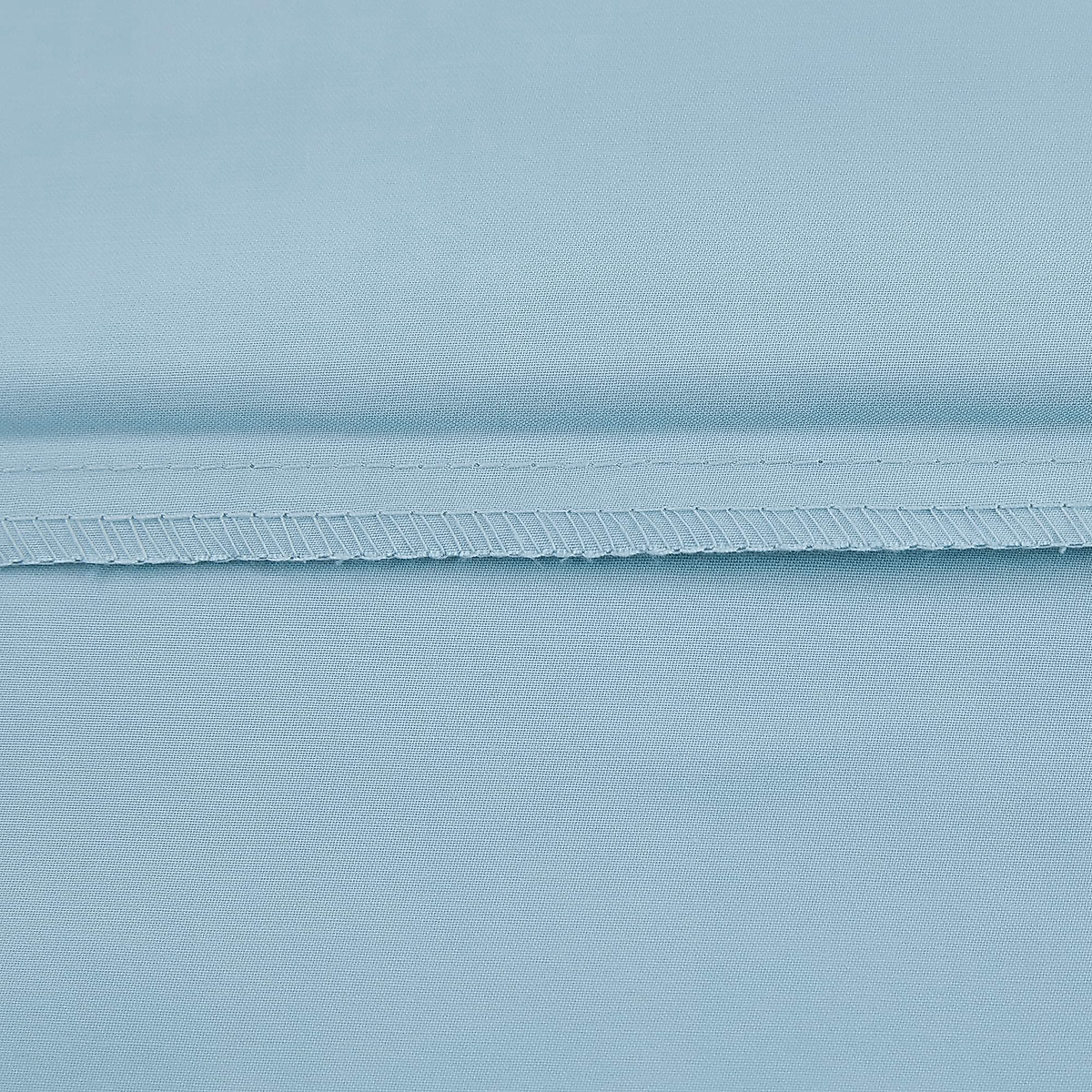 Leeden Body Pillow Cover, 100% Cotton, 800 Thread Count, Soft Breathable Long Pillow Case, Envelope Closure (Light Blue, 21"x 54")