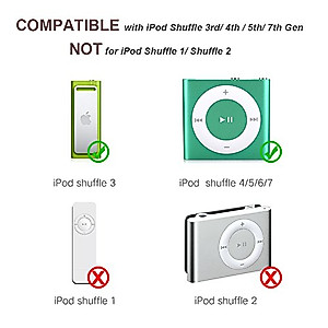 iMangoo Charging Cable for iPod Shuffle Cable USB Data Sync Cable Cord 3.5mm Male AUX Plug to USB Male Adapter Cable Charger Converter Headphone Audio Extender Jack for iPod Shuffle 3 4 5 6 Gen 2-Pack