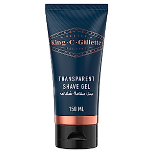 King C. Gillette Men’s Transparent Shave Gel with White Tea and Argan Oil, 5oz