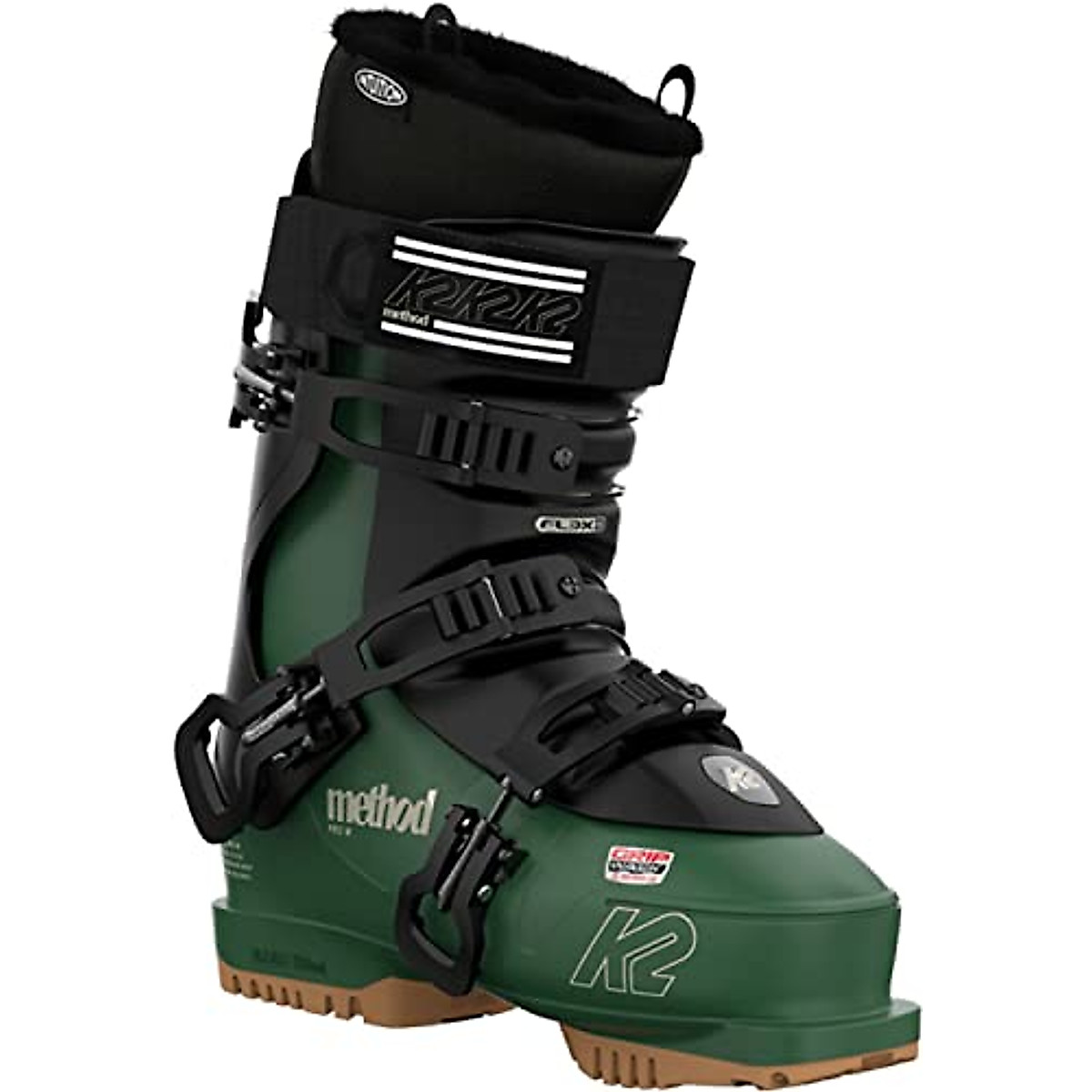 K2 Method Pro Womens Ski Boots Green/Black 8.5 (25.5)