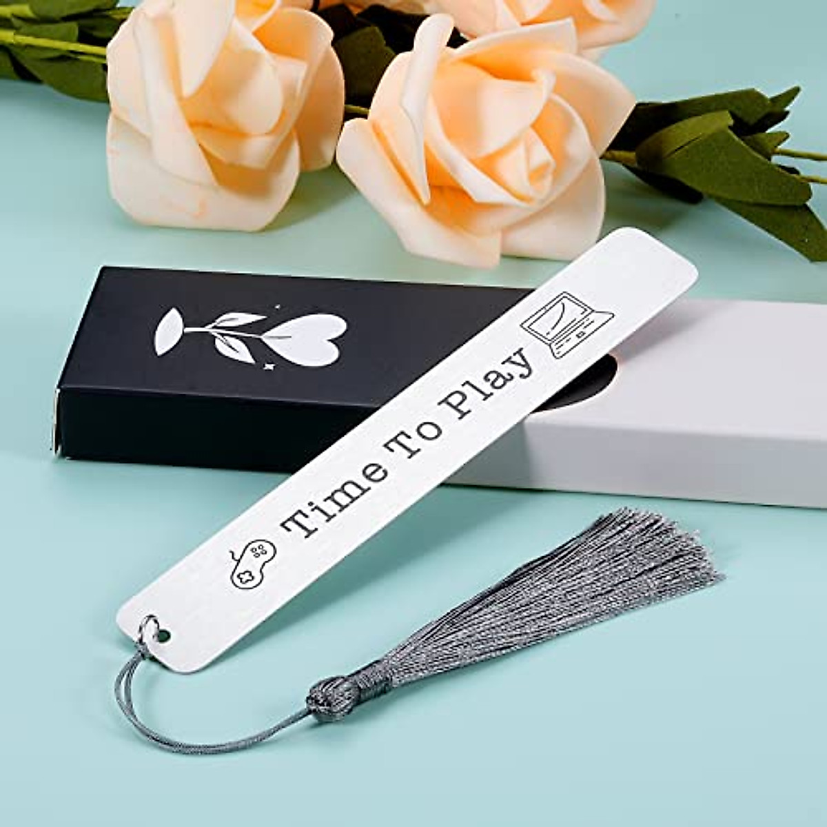 Funny Gifts for Women Men Boyfriend Valentines Day Gifts for Son Daughter Kids Teens Girls Boys Friends Christmas Birthday Graduation Gifts Decision Maker Double-Sided Bookmark for Book Lovers Readers