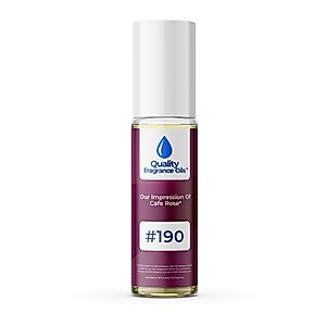 Quality Fragrance Oils' Impression #190, Inspired by Cafe Rose (10ml Roll On)