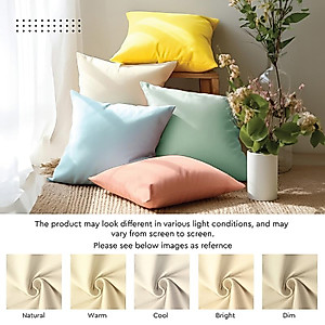 Encasa XO Throw Pillow Covers 12x20 in Set of 2 Jet Black | No Inserts | Cotton Pillow Covers for Living Room, Bed, Sofa, Couch | Decorative Cushion Covers with Improved Zippers