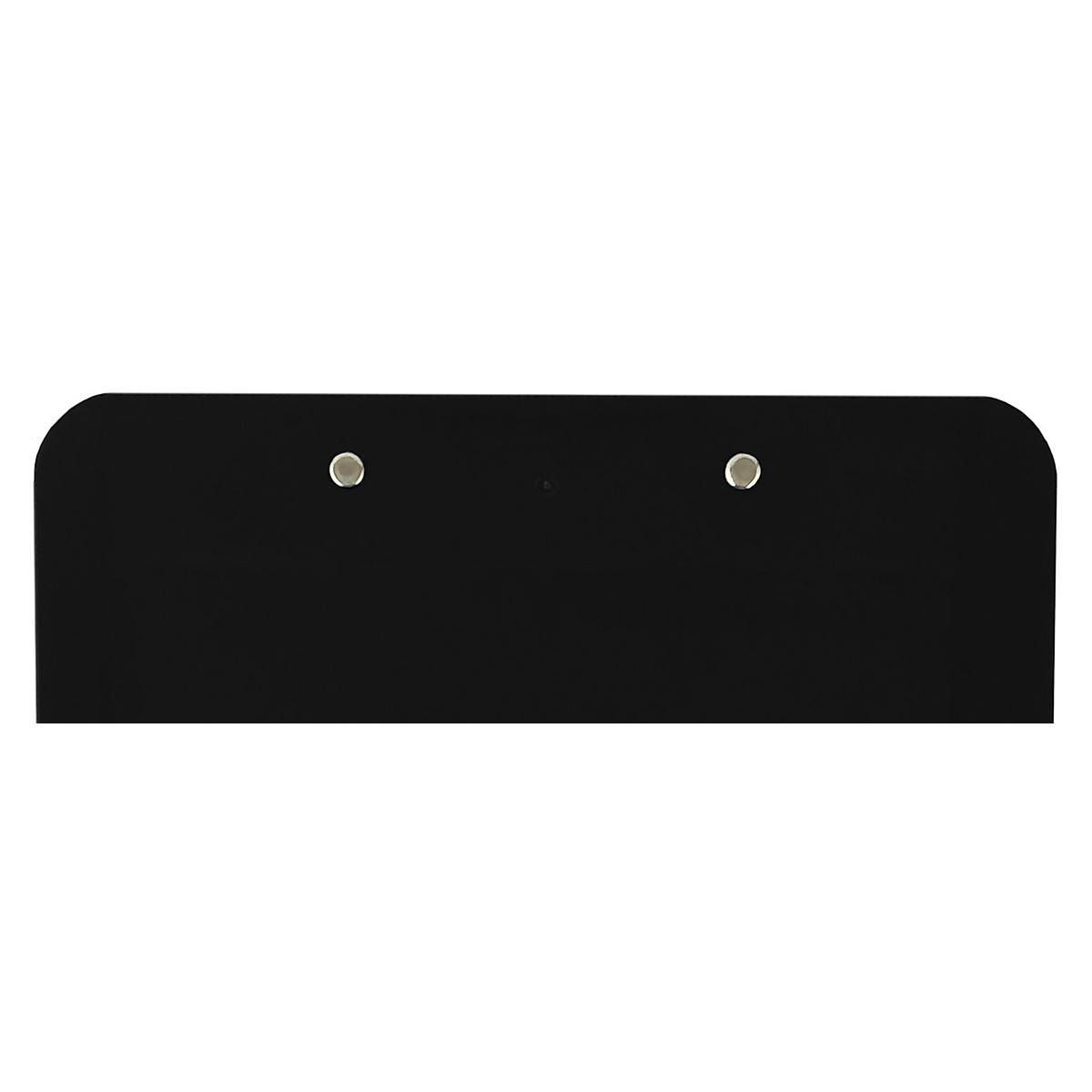 Trade Quest Plastic Clipboard Opaque Color Letter Size Low Profile Clip (Pack of 6) (Black)