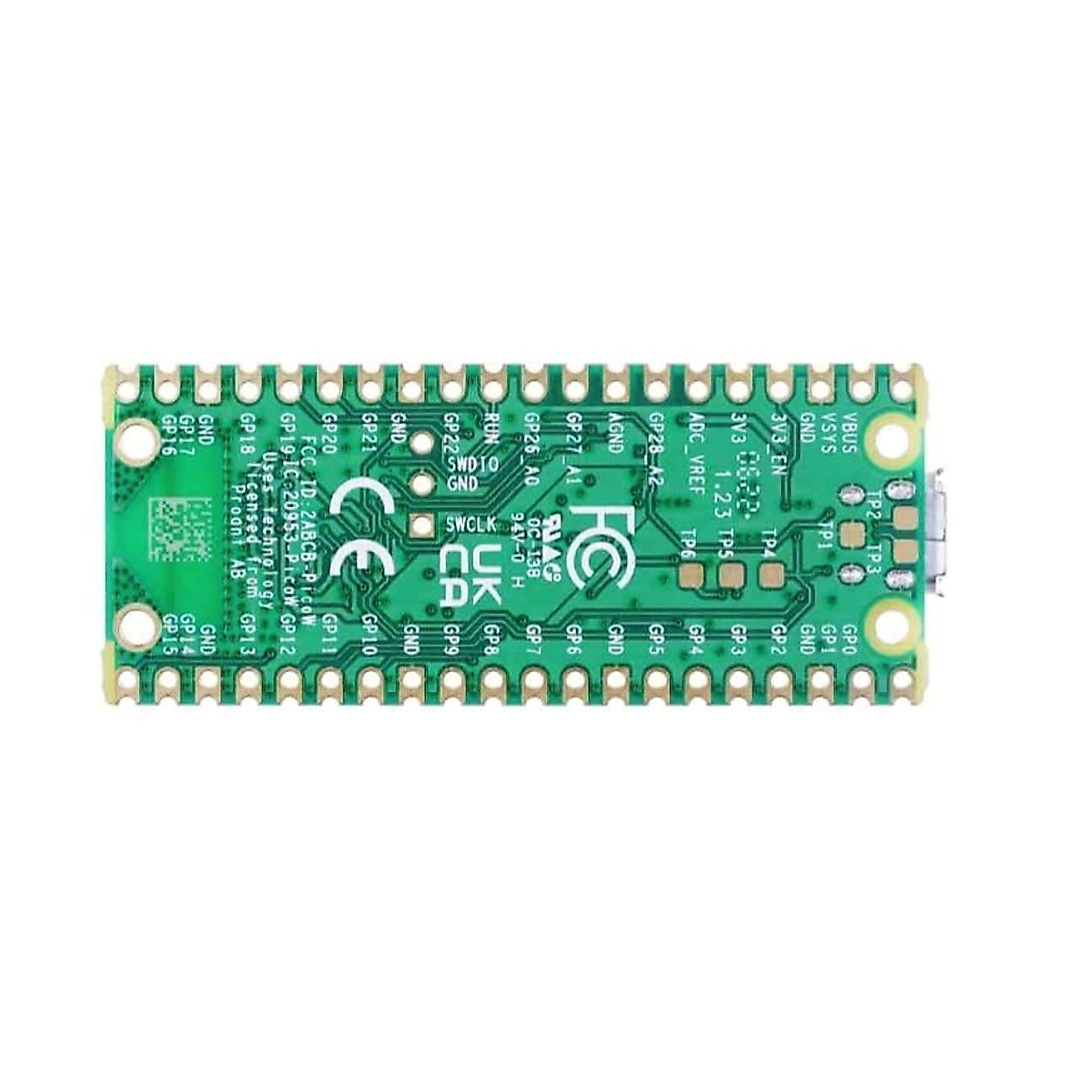 DVOZVO 4Pack Raspberry Pi Pico W with Pre-Soldered Headers, Raspberry Pi RP2040 Chip, WiFi Wireless Connectivity