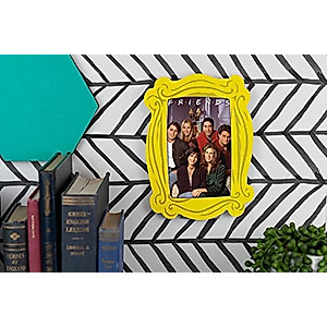 Silver Buffalo Friends Yellow Frame Photo Frame, 4 x 6 Inches