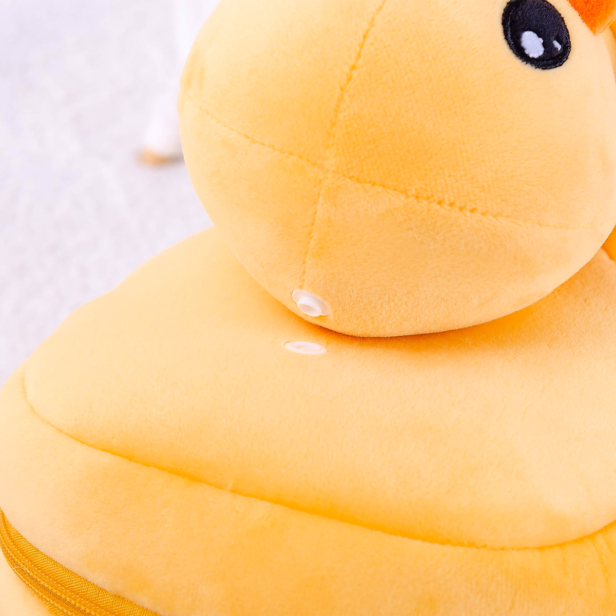 Gloveleya Girls Backpack Kids Backpack for Girls Gifts with Plush Duck Toy Yellow 9 Inches…