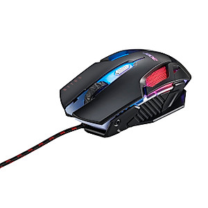Acer Nitro Gaming Mouse III: 6D Optical Gaming Mouse with High 125MHz Polling Rate | 7 Colorful Breathing Lights with LED Logo and Pattern | 6 Optional DPI Shifts (800-7200) | 6 Buttons