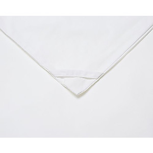 Amazon Brand – Pinzon Hypoallergenic Cotton Duvet Protector, Full/Queen,90x90/"