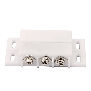 2Sets Magnetic Reed Switch Normally Open Closed NC NO Door Alarm Window Security/Magnetic Door Switch/Magnetic Contact Switch/Reed Switch for GPS,Alarm or Other Device,DC 5V 12V 24V Light