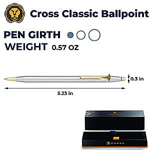 Engraved Cross Pen | Personalized With Medical Doctors Caduceus Emblem And Name. Gift Pen - AT Cross Classic Century Medalist Ballpoint. Custom Engraving Included.